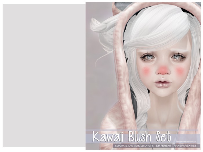 Second Life Marketplace Okkbye Kawaii Blush Bom