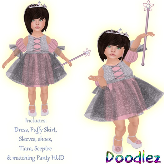 Second Life Marketplace - Doodlez Little Princess ~Rose