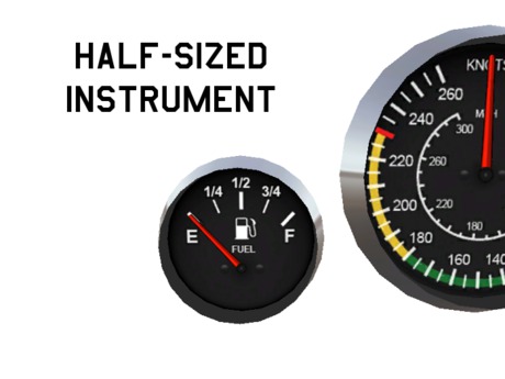 Second Life Marketplace - Full Perm Scripted Mesh Fuel Gauge 0.5li (Instrument - Indicator ...