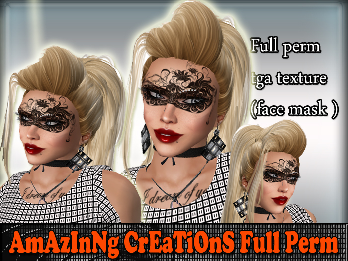 Second Life Marketplace - AmAzINg CrEaTiOnS face tattoo tga texture 42