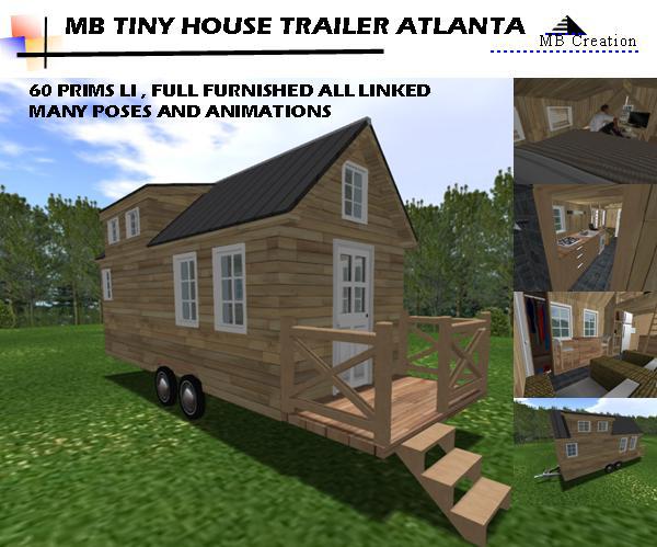 Second Life Marketplace - MB Tiny House Trailer ATLANTA box