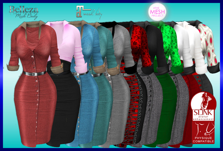 Second Life Marketplace - **((S.A))** PinUp Girl Dress for TMP ...