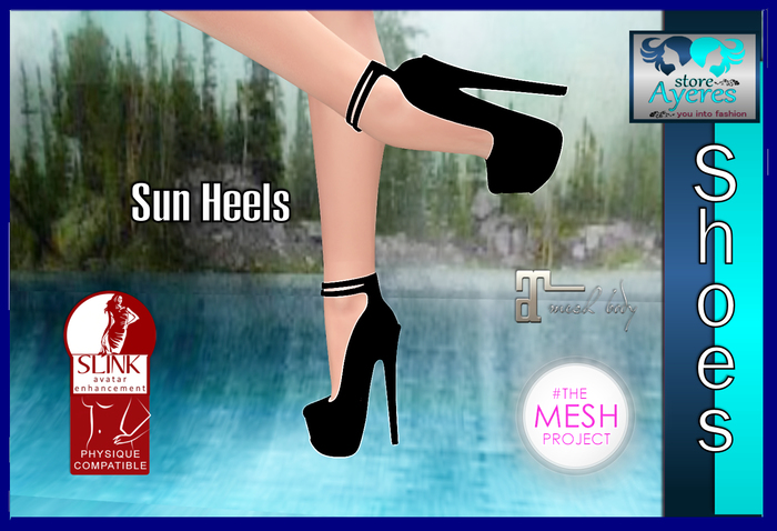 Second Life Marketplace - **((S.A))** Sun Heels for TMP, Maitreya, Slink
