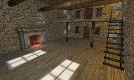 Second Life Marketplace - medieval loft skybox