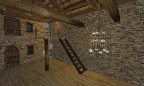 Second Life Marketplace - medieval loft skybox