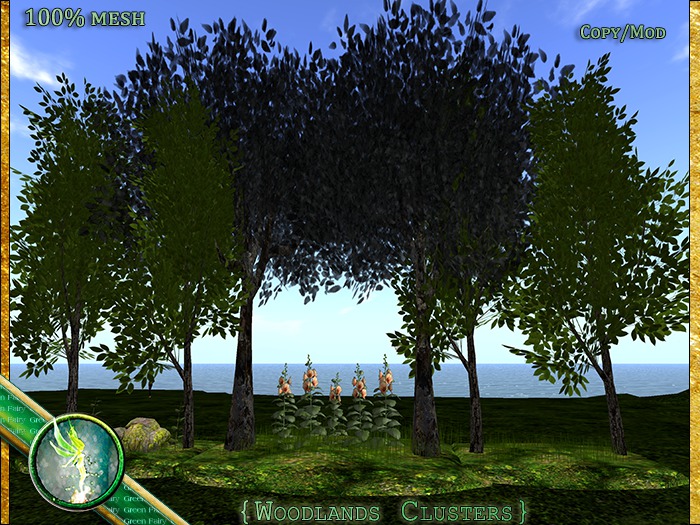 Second Life Marketplace - {GF} ~ Woodland Landscaping Cluster