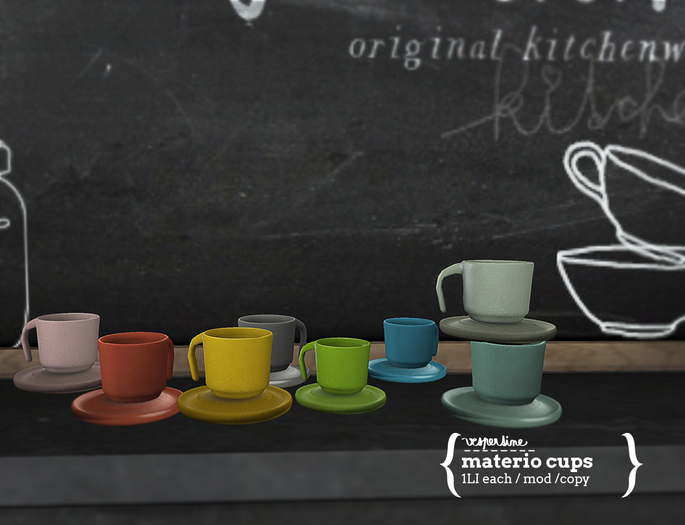 Second Life Marketplace - materio cups