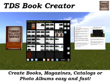 Second Life Marketplace - TDS Book Creator - Manual