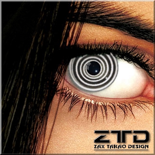 Second Life Marketplace - ZTD - Black White Spin Eyes