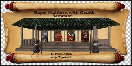 Second Life Marketplace - *UI* Royal Platform with Guards ULTRARARE