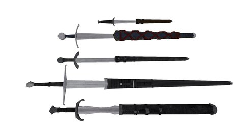Second Life Marketplace - Worlds End - Swords and Scabbards