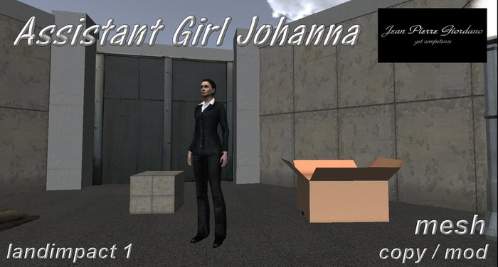 Second Life Marketplace - Assistant Girl Johanna mesh