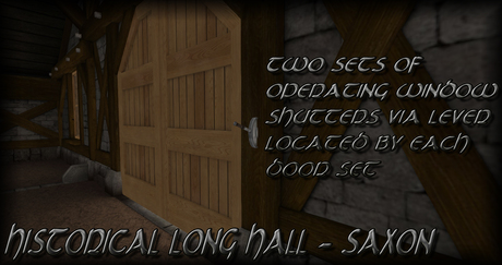 Second Life Marketplace - Saxon Long Hall - Farm - Brick Walls
