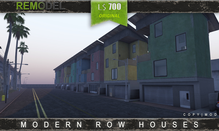 Second Life Marketplace - Modern Row Houses