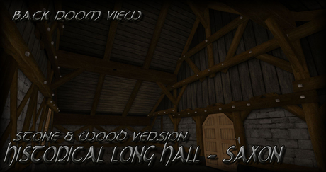 Second Life Marketplace - Saxon Long Hall - Artisan - Stone/Wood