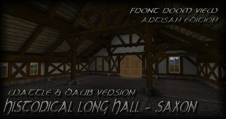 Second Life Marketplace - Saxon Long Hall - Artisan - Wattle & Daub