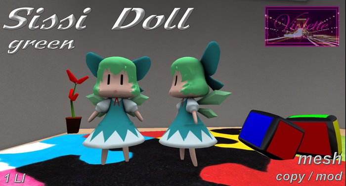 Second Life Marketplace - Sissi Doll green mesh