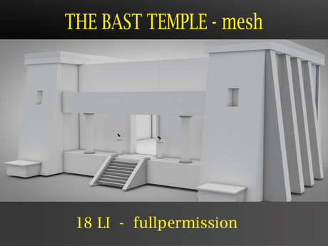 Second Life Marketplace - THE BAST TEMPLE - 100% mesh