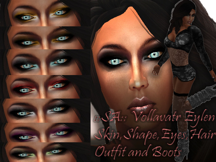 Second Life Marketplace - ::SA:: Vollavatar Eylen Silver shadow