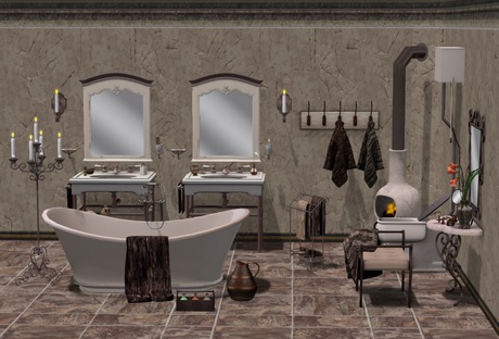 Second Life Marketplace - Bathroom Vanity Abigail - PG