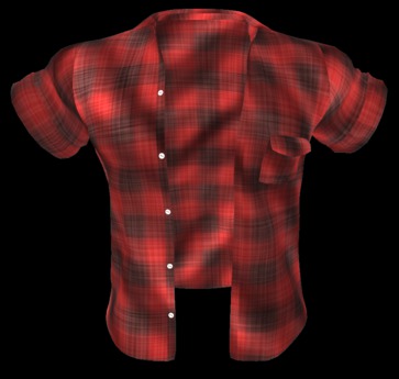Second Life Marketplace - D*M*C - RED & BLACK CHECKERED UNBUTTONED ...