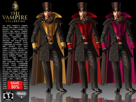 Second Life Marketplace - CA AESTHETIC SAVE 50% THE VAMPIRE COMPLETE ...