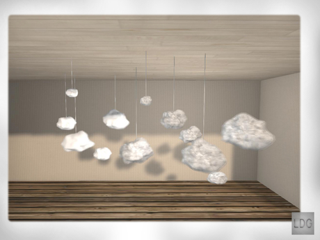 Second Life Marketplace - LDG-FULL PERM 864 Cloud Decoration /35 parts ...