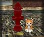 Second Life Marketplace - Fire Hydrant & French Bulldog Puppy Dog ...