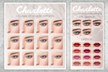 Second Life Marketplace - !Imabee: DEMOS - Charlotte - LELUTKA Head Applier