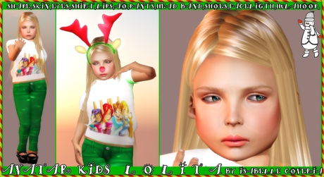 Second Life Marketplace - COMPLETE AVATAR KIDS AINHOA 800L