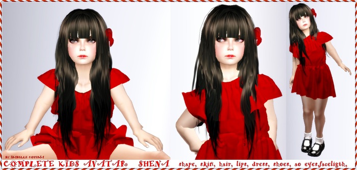 Second Life Marketplace - COMPLETE AVATAR KIDS SHENA 800L