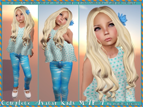 Second Life Marketplace - complete avatar kids carolina 800l