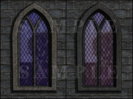 Second Life Marketplace - 8 Castle window alpha textures 1024x1024 Full ...