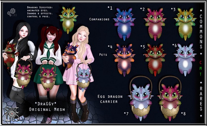Second Life Marketplace - *SL* DraGGy Mesh Gacha - Sweet Lies Original ...