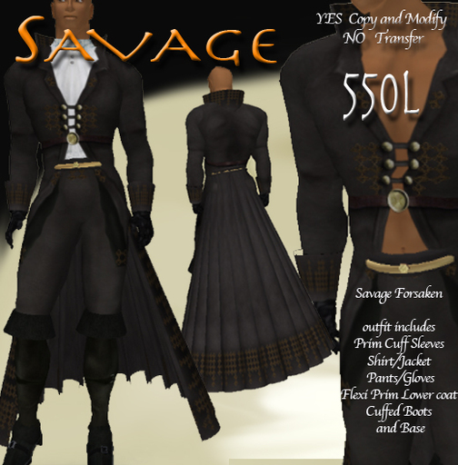 Second Life Marketplace - Savage Foresaken - M