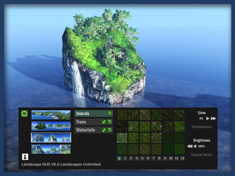 Second Life Marketplace - Sim Surround Landscape TROPICAL PARADISE ...