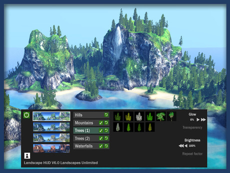 Second Life Marketplace - Sim Surround Landscape HIGHLANDS COAST (Full ...