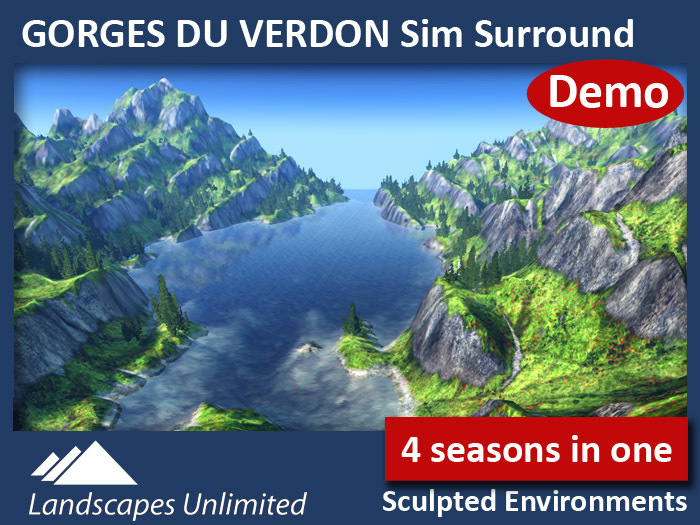 Second Life Marketplace - [DEMO] Sim Surround Landscape VERDON (Full ...
