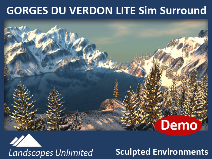 Second Life Marketplace - [DEMO] Sim Surround Landscape VERDON LITE ...