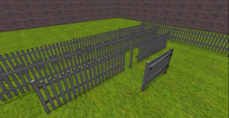 Second Life Marketplace - White Fence Pack