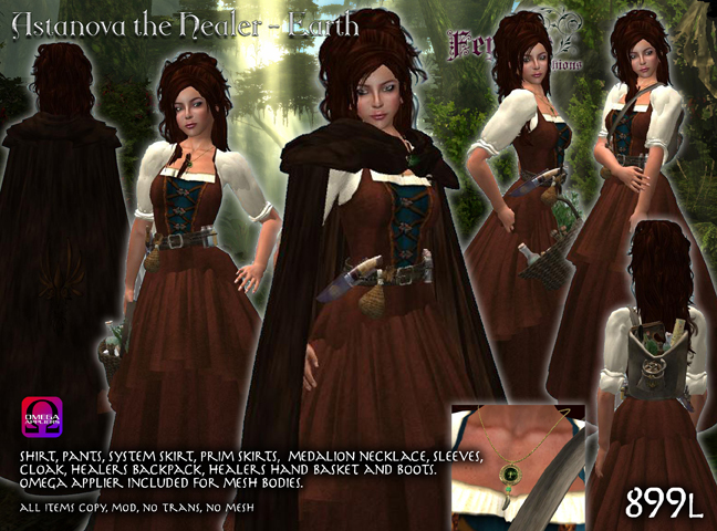 Second Life Marketplace - *FF* Astanova the Healer Earth