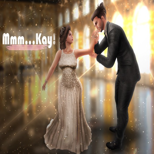 Second Life Marketplace - Mmm...Kay! Hand Kiss Couples Pose