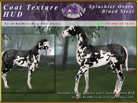 Second Life Marketplace - *E* RealHorse Coat Texture HUD [BOXED ...