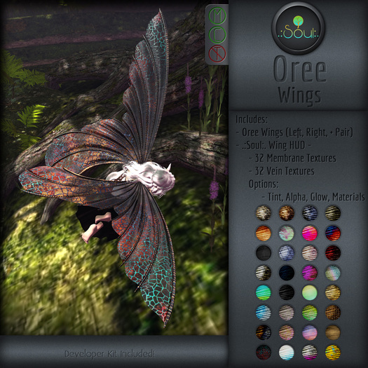 Second Life Marketplace - .:Soul:. Wings - Oree