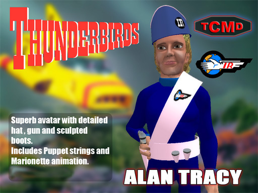 Second Life Marketplace - Alan Tracy Tribute Avatar