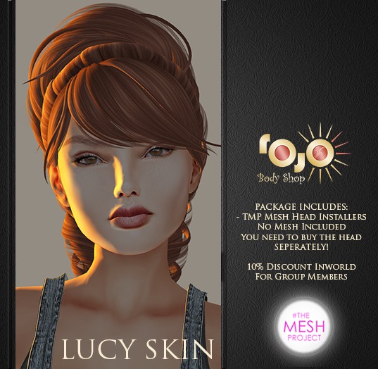 Second Life Marketplace - *** rojo *** TMP - Lucy Fair Face Applier BAG