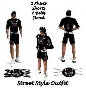 Second Life Marketplace - Street Style Gangsta Stuff Outfit