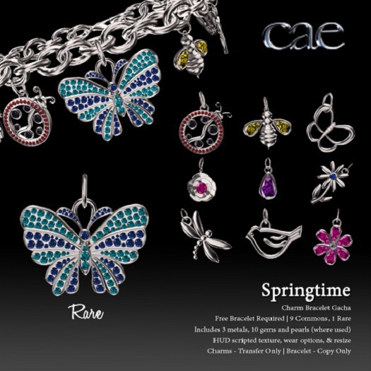 Second Life Marketplace - Cae :: Springtime :: Charm :: Bird [Rez & Touch]