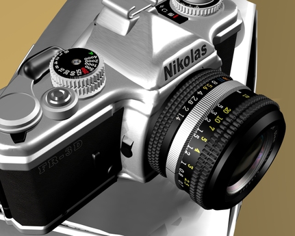 Second Life Marketplace - Nikolas FR-3D 35mm SLR Camera