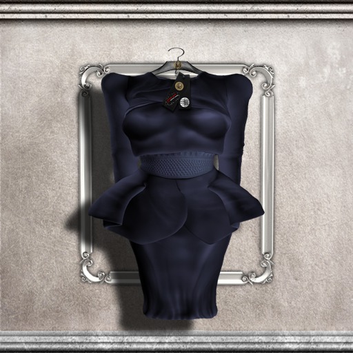 Second Life Marketplace - .::ChicZafari::. Ora Dress Couture[Indigo]